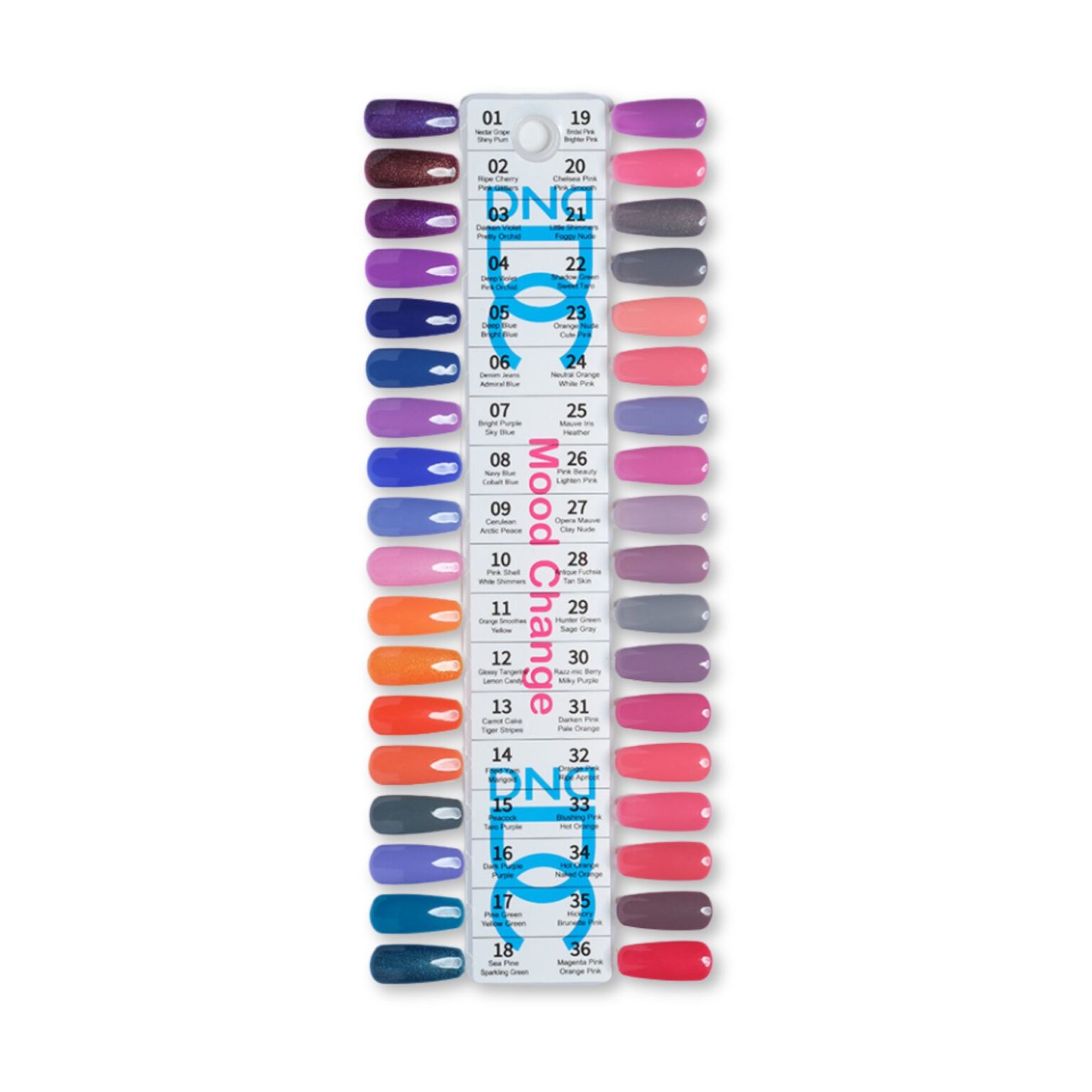 DC Mood Change Collection Color Swatch – DND Gel USA