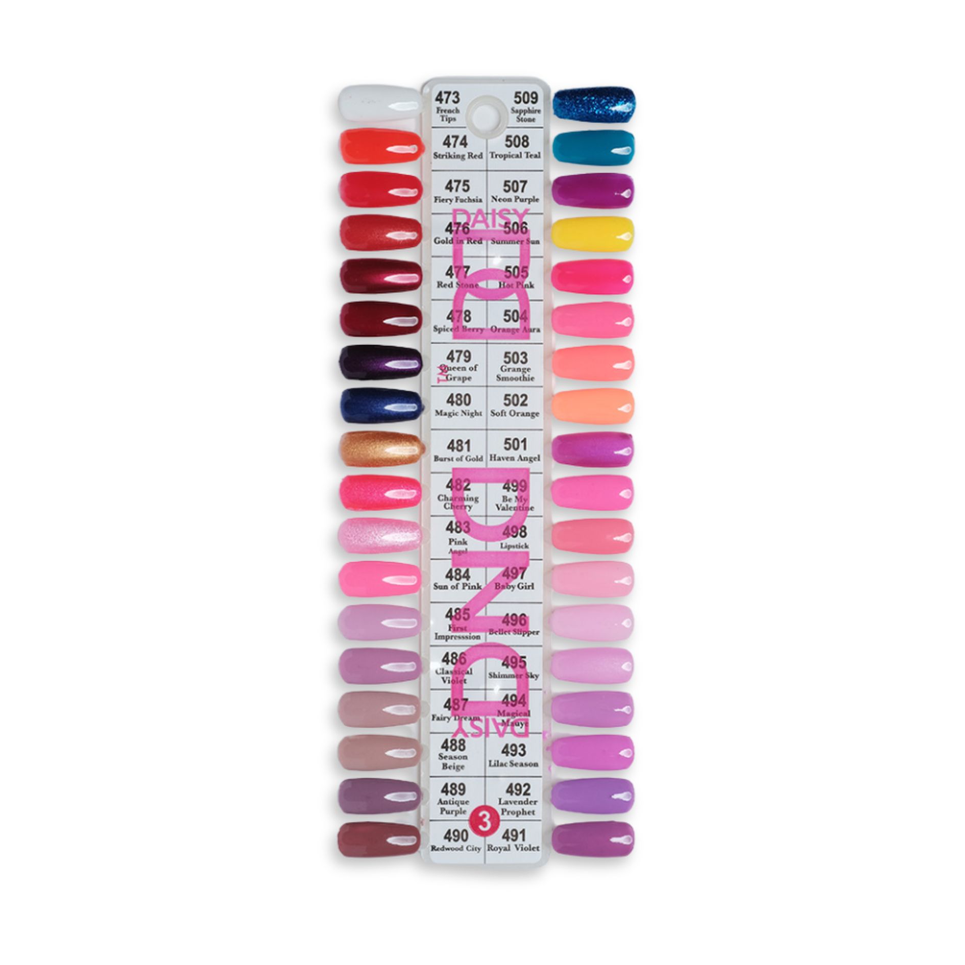 DND Duo Color Swatches – Single – 3 – DND Gel USA