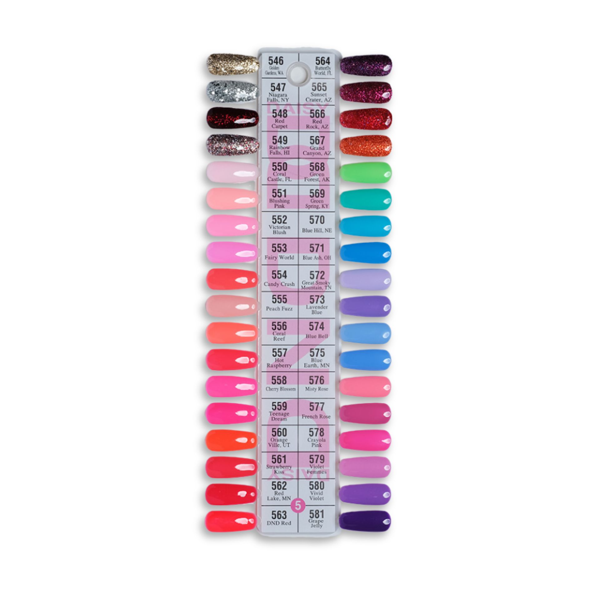 DND Duo Color Swatches – Single – 5 – DND Gel USA