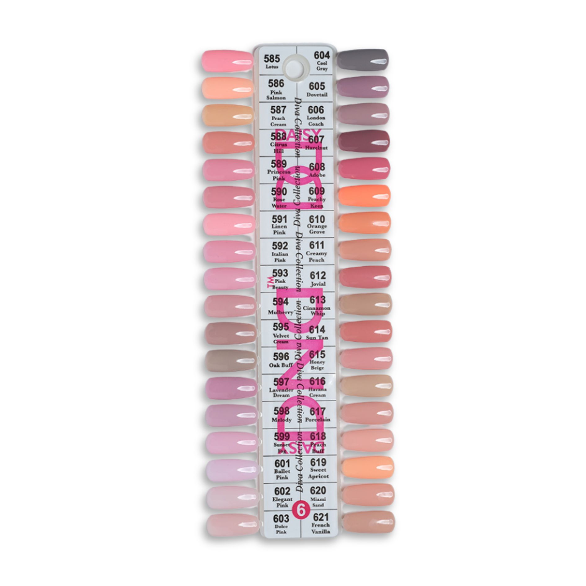 DND Duo Color Swatches – Single – 6 – DND Gel USA