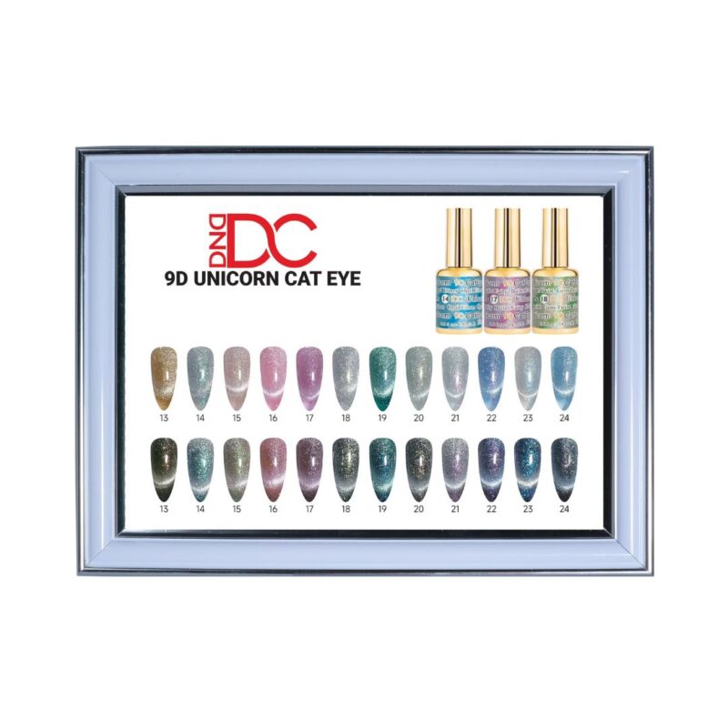 DC Framed Color Chart — 9D Cat Eye Unicorn – DND Gel USA
